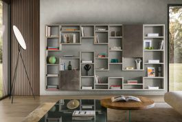 30 mm Bookcase 0912 Lago | Mondini Designer Furniture Shop