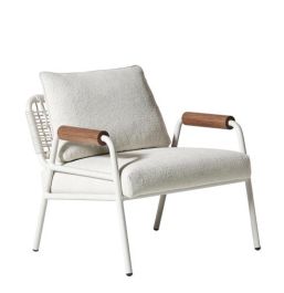 Meridiani Zoe Wood Open Air Armchair | Mondini Designer Furniture Shop